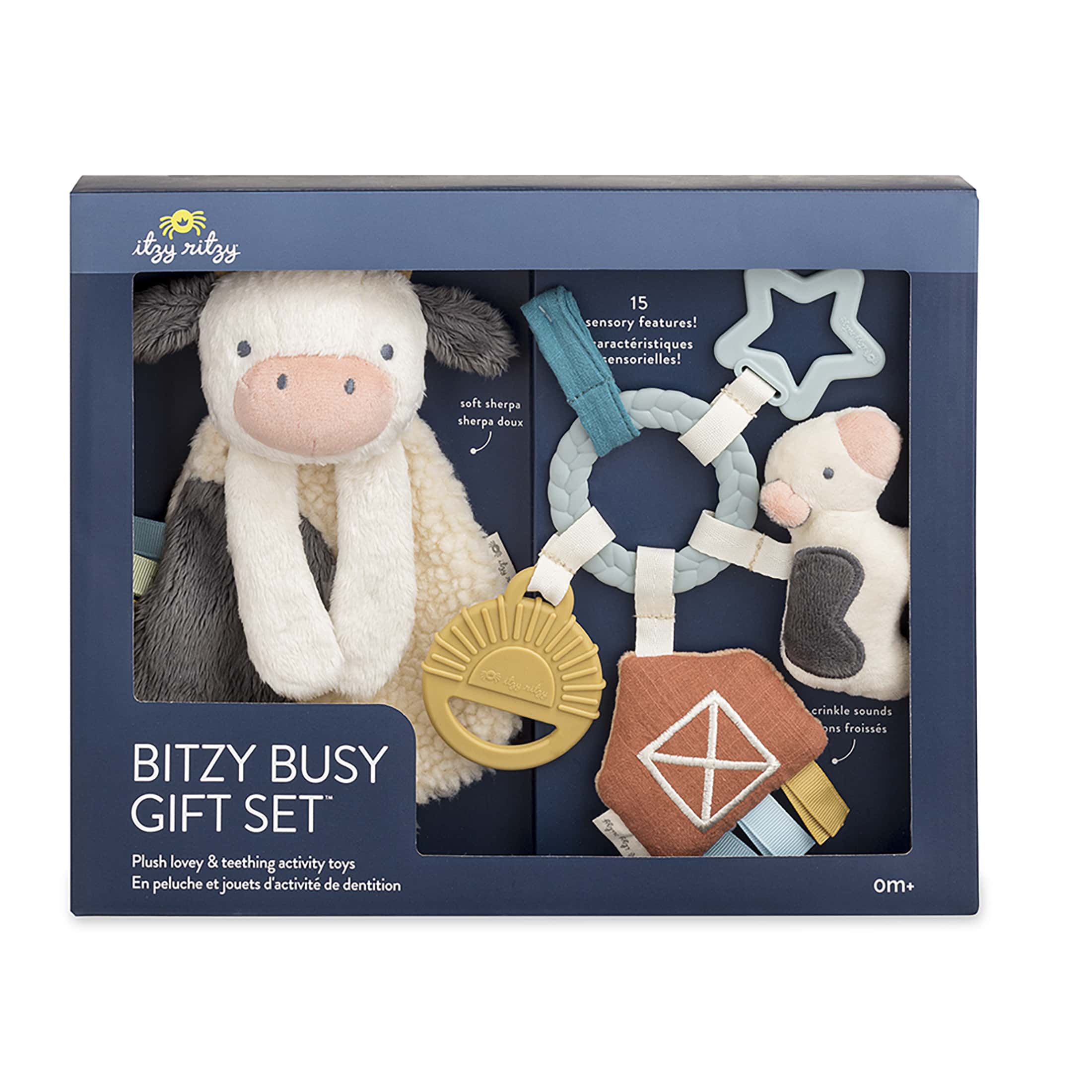 Itzy Ritzy Farm Bitzy Busy Gift Set – Cow Lovey – Treasures by Hey ...