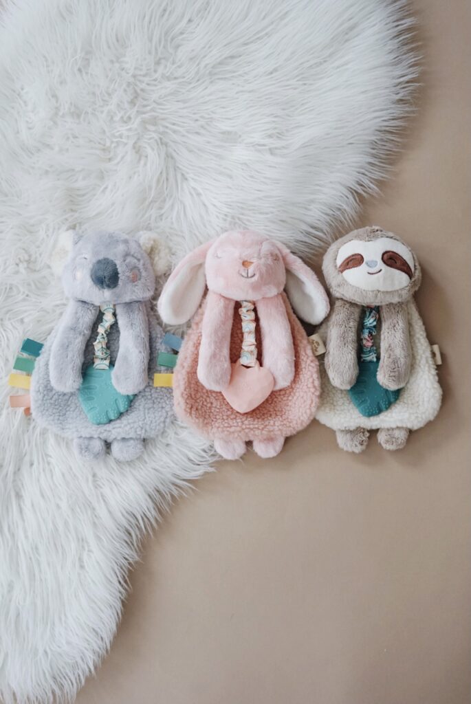 Itzy Ritzy Lovey Plush and Teether Toy | Treasures by Hey Little Buddy