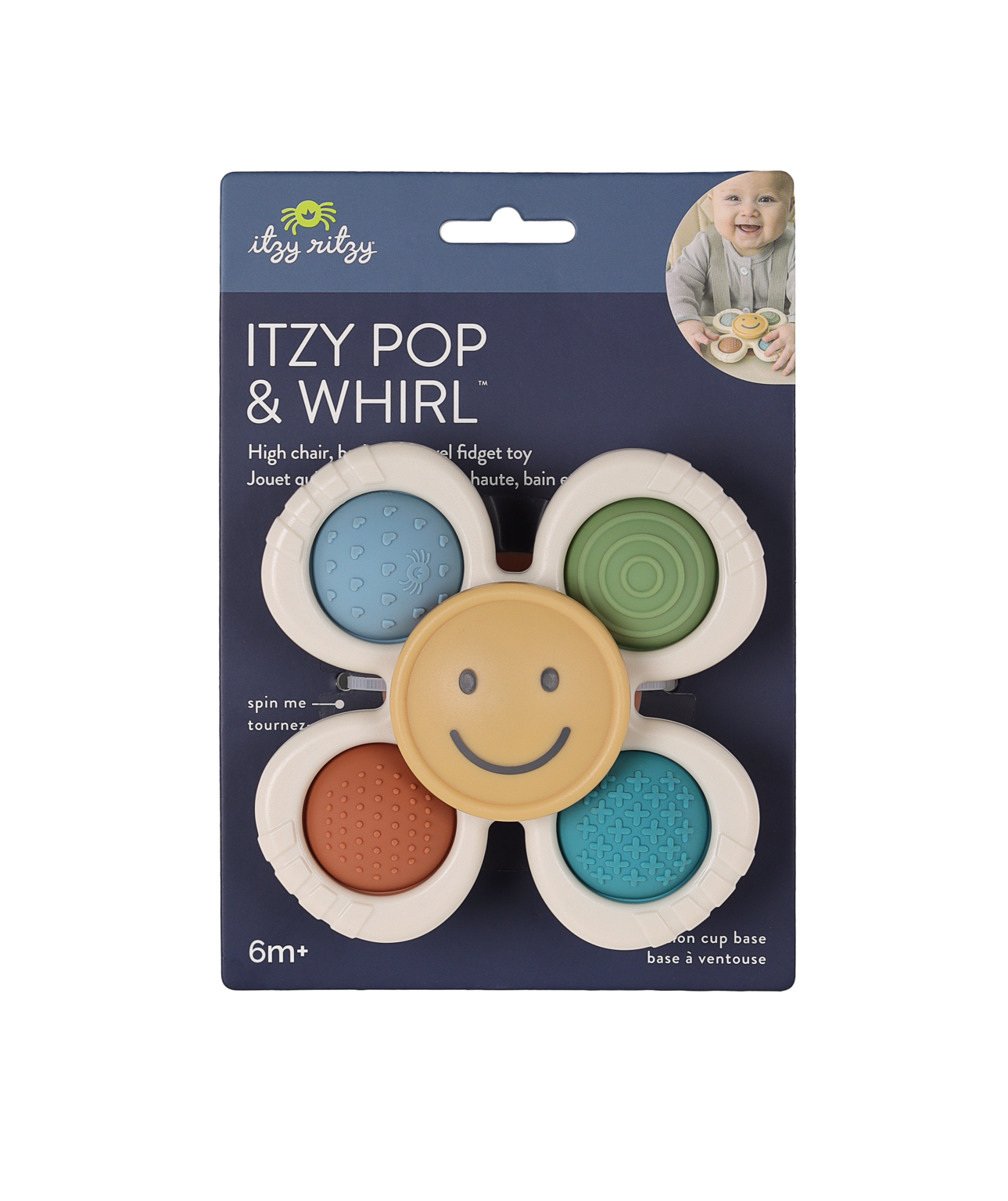 Itzy Ritzy Pop & Whirl - Fidget Spinner Highchair, Travel & Bath ...